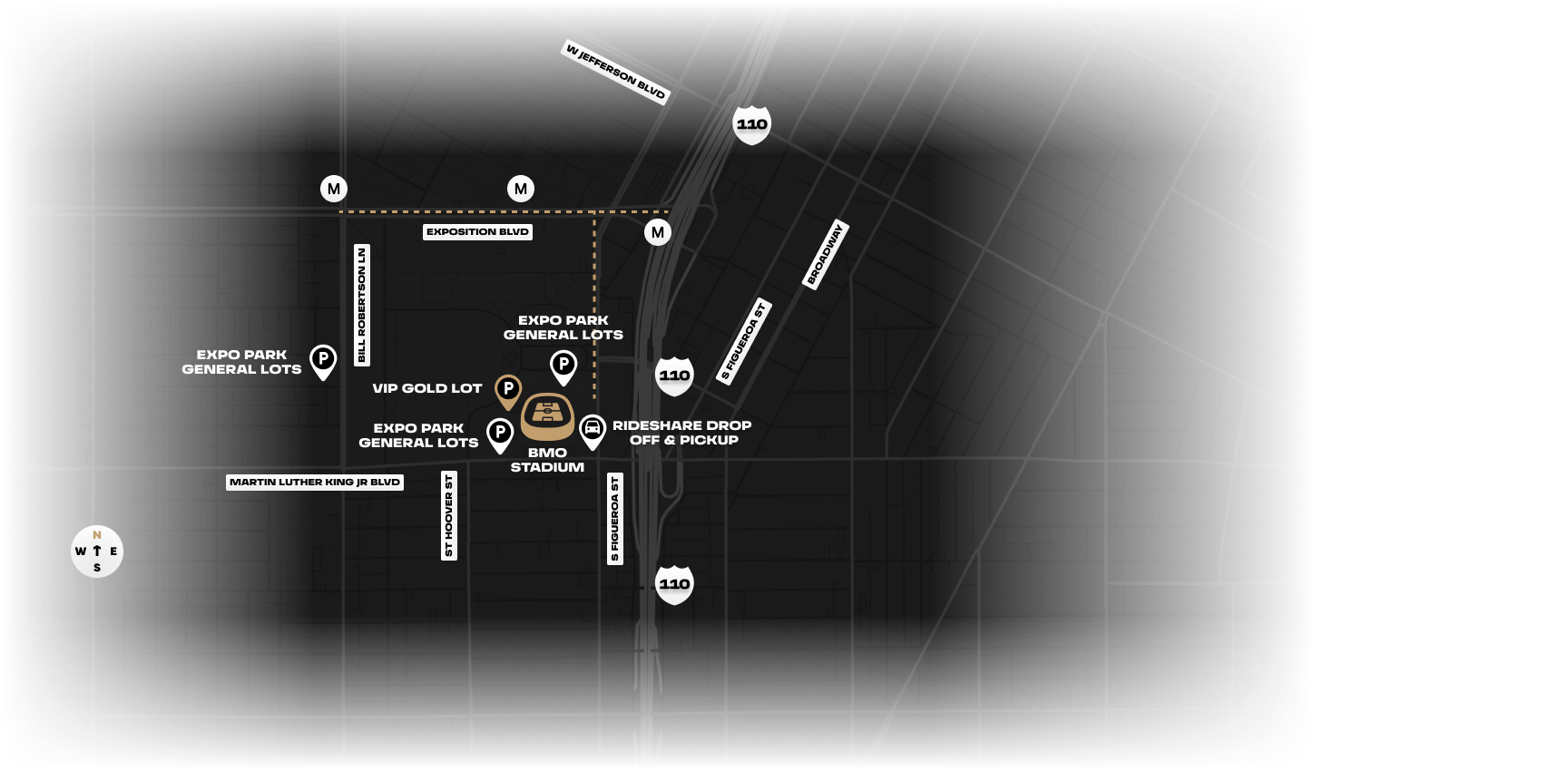 Getting Here - BMO Stadium