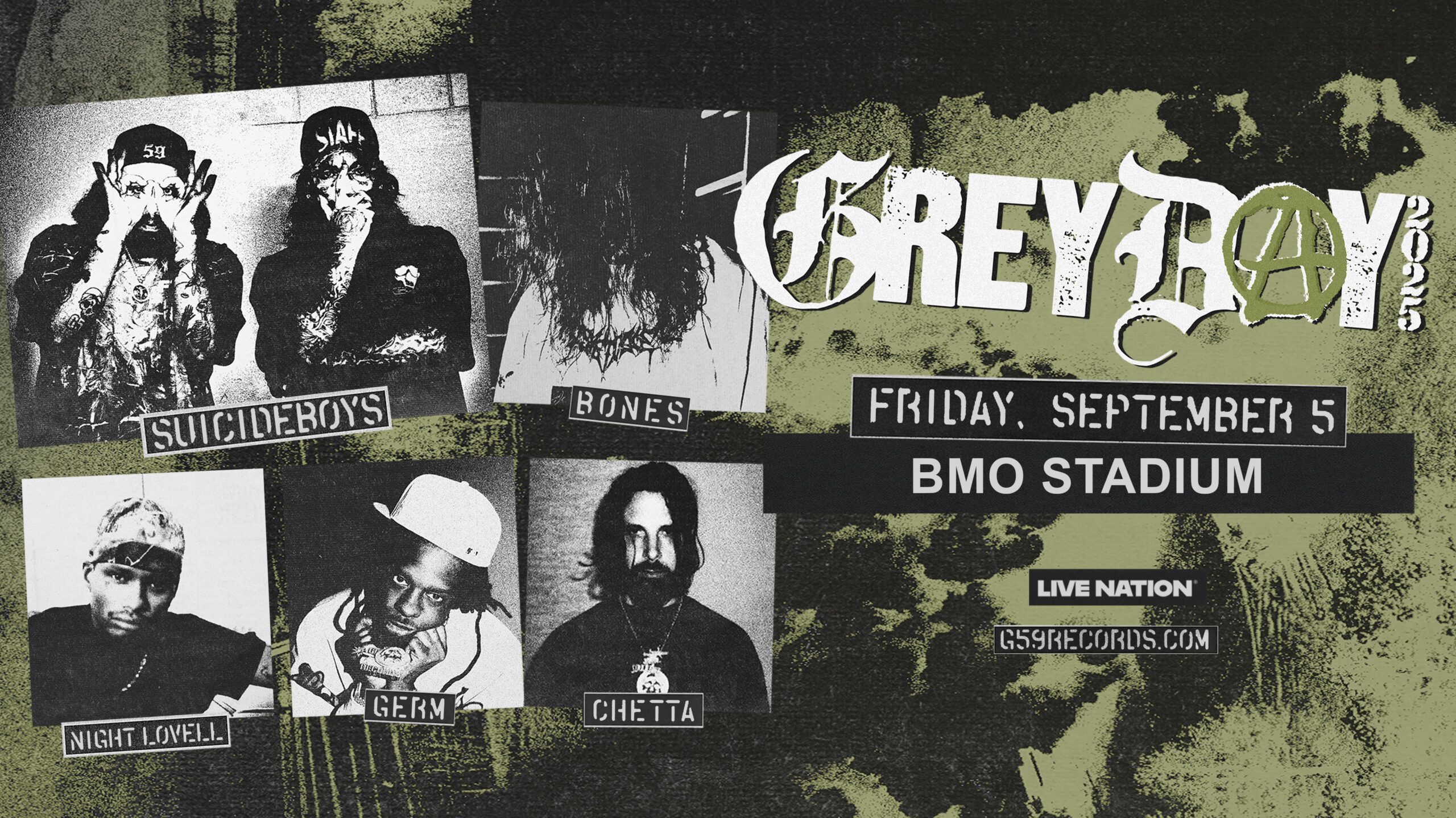$UICIDEBOY$ ANNOUNCE GREY DAY TOUR 2025 - BMO Stadium